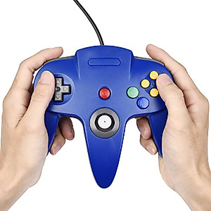 iNNEXT 2 Pack N64 Controller, Classic Wired N64 64-bit Gamepad Joystick for Ultra 64 Video Game Console