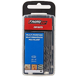 Roto Zip SC4 1/8-Inch Zip Bit for Wood and Plastic, 4-Pack