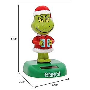 New Dr. Seuss The Grinch Solar Bobble Head I move under bright light