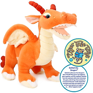 VIAHART Delilah The Dragon | 22 Inch Stuffed Animal Plush | by TigerHart Toys
