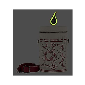 Hocus Pocus Black Flame Glow Candle Crossbody Bag