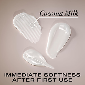 OGX Nourishing + Coconut Milk Moisturizing Conditioner, Hydrating & Restoring Conditioner Moisturizes for Soft Hair After the First Use, Travel Size, TSA-Compliant, 3 fl. oz