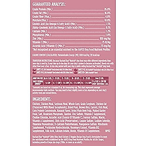 Rachael Ray Nutrish Little Bites Dry Dog Food, Chicken & Veggies Recipe for Small Breeds, 6 Pounds