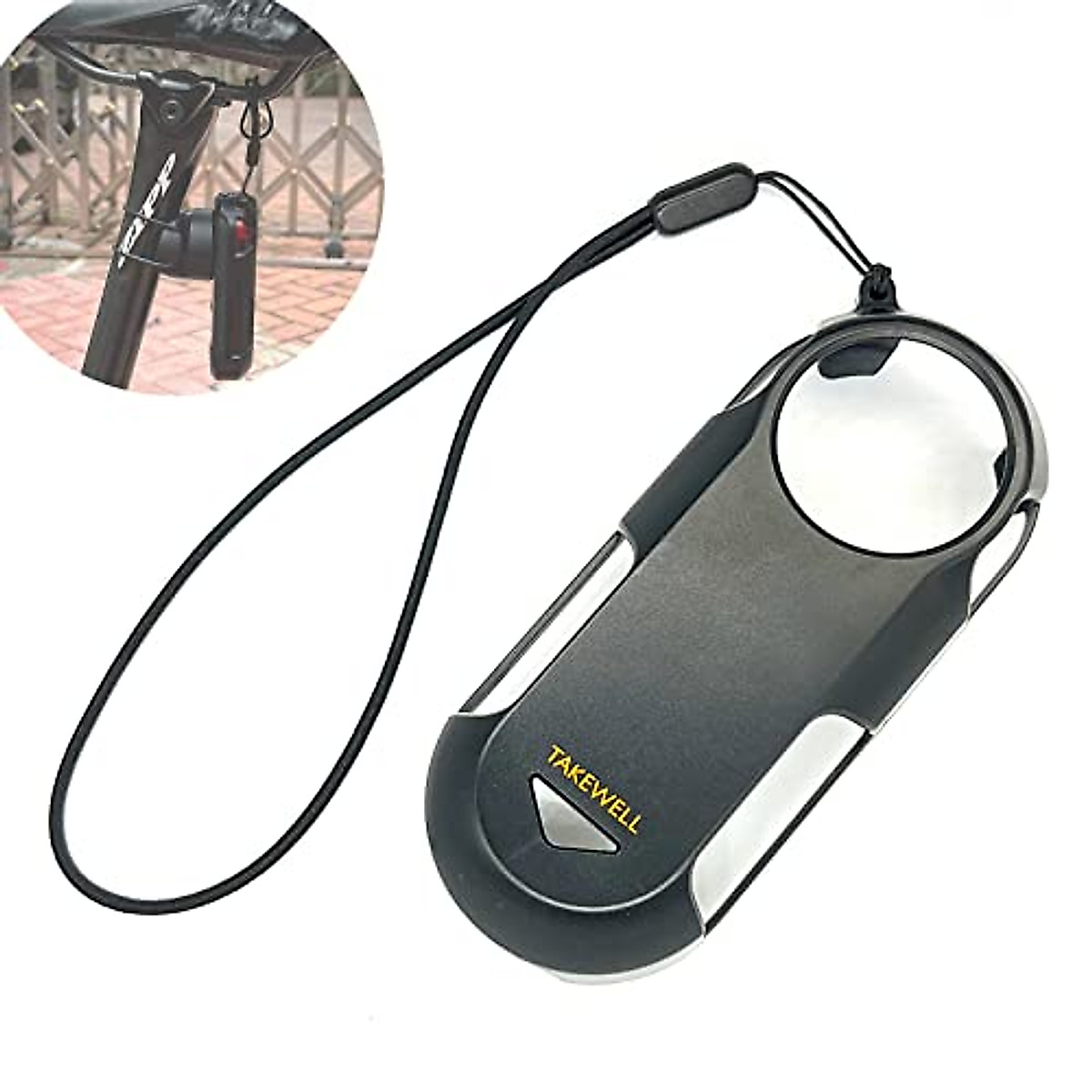 takewell Protective Cover for Garmin Varia RTL515 (Cover+Lanyard),0.27 Ounces Weight is The Lightest Protective Cover in The Whole Network,Ultra-Thin Does Not Affect GPS Signals,Good Heat Dissipation