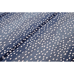 Wallard Antelope Cheetah Blue,Natural,Gray,Mink Animal Contemporary HandTuffted 100% Woolen Area Rugs and Carpets (Blue, 10 x 8 FT)