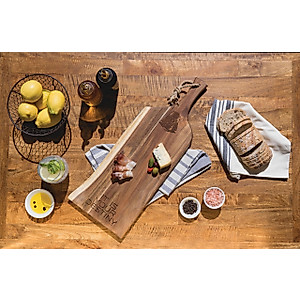 PICNIC TIME Star Wars Darth Vader Artisan 24" Acacia Charcuterie Board with Raw Wood Edge, Cheese Board, Serving Platter, (Acacia Wood)