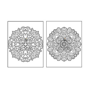 125 Mandalas: An Adult Coloring Book Featuring 125 of the World’s Most Beautiful Mandalas for Stress Relief and Relaxation (Mandala Coloring Books)