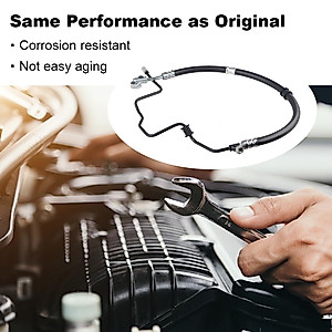 WMPHE Compatible with Power Steering Pressure Hose Assembly Honda Pilot V6 3.5L 2005 2006 2007 2008, Replace OEM 53713S9VA01, M14 x 1.5 Connector Screw