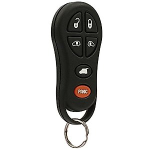Car Key Fob Keyless Entry Remote fits 2001 2002 2003 Chrysler Town & Country Voyager/Dodge Caravan & Grand Caravan (04686797)
