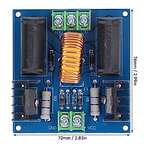 300W ZVS Driver Board Coil Power Supply Boost High Voltage Generator Driver Board Induction Heating Module DC 12-30V