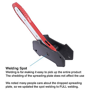 JIFETOR Brake Caliper Press Tool, 360 Degree Swing Ratchet Expander Wrench Car Wheel Piston Spreader with Extra 3PCS Large Plates for Single Twin Quad Sextuplet Piston Disc Brake Caliper