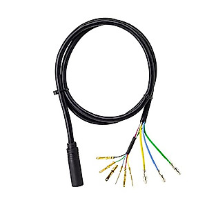 Bike Fender Bike Motor Extension Cable Connector Female to Male 60cm 9Pin Electric Bike Motor Cables for E-Bike Accessory Mud Guards (Color : Female to 9 Cables)