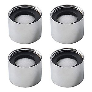 uxcell 4pcs M18 1mm Pitch Faucet Aerators Metric Thread Female Faucet Aerator Nozzle Replacement Part for Bathroom Lavatory Kitchen Sink Faucet Bidet Faucet