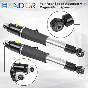 Handor 84176675 580-1106 Pair Rear Air Shock Absorbers Compatible with 2015-2021 Chevy Tahoe Suburban Cadillac Escalade ESV GMC Yukon XL, Repalces# 23151122 23267007 23290661