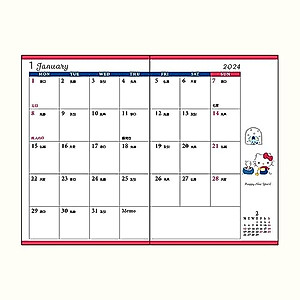 Sanrio Hello Kitty Pocket Date Book 2024 702544