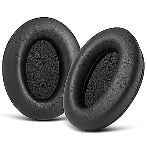 Gvoears Ear Pads for Sony XM3 WH-1000XM3 Wireless Noise Cancelling Over Ear Headphones Replacement Leather Earpads Cushions Earmuffs for WH 1000XM3 with Noise Isolation Memory Foam(Black)