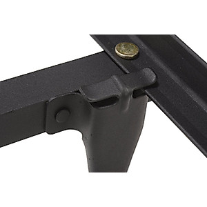 Kings Brand 7-Leg Super Duty Adjustable Metal Bed Frame (Queen/Full/XL/Twin/XL) with Center Support bar & Rug Rollers&Locking Wheels