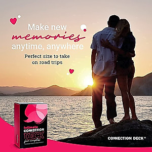 Connection Deck Card Game for Couples - Connecting and Revealing Questions to Ignite A Deeper Relationship - Perfect for Anniversary, Date Night & More (100 Cards)