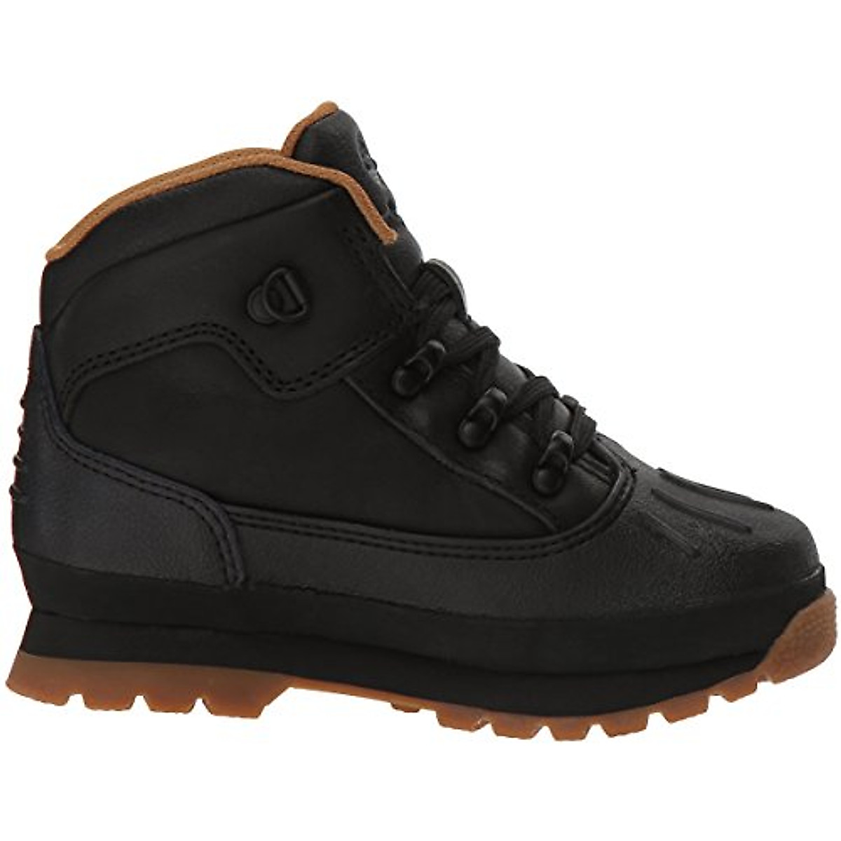 Timberland Unisex-Kid's Euro Hiker Shell Toe Fashion Boot, Black Full Grain, 6 Medium US Big Kid