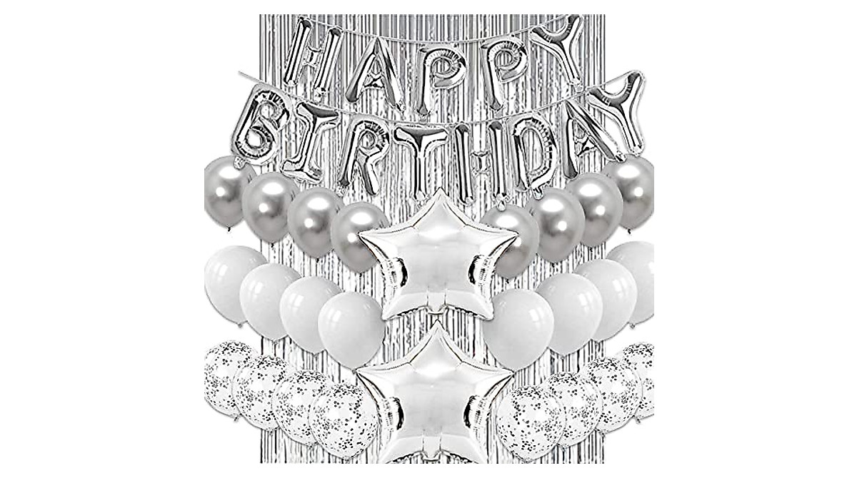 Elegant Silver Birthday Decorations for Memorable Celebrations