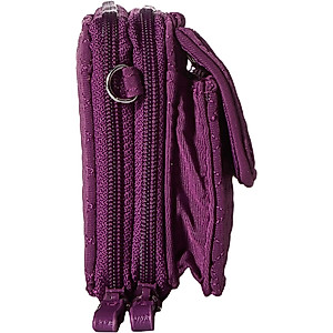 Vera Bradley Iconic RFID All-In-One Crossbody Gloxinia Purple One Size