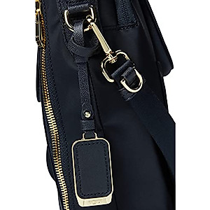 TUMI Voyageur Kendallville Brief - Briefcase Bag for Women & Men - Laptop Carrying Bag - Black & Gold Hardware