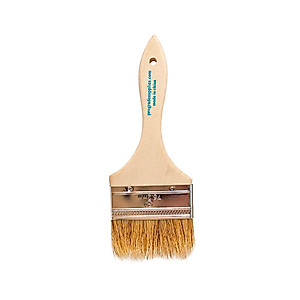 Pro Grade - Chip Paint Brushes - 12 Ea 3 Inch Chip Paint Brush Light Brown
