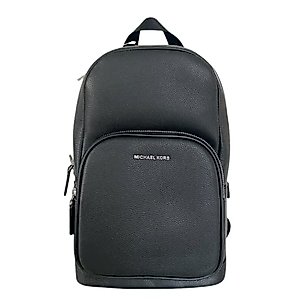 Michael Kors Cooper Commuter Sling Pack Embossed Leather Backpack