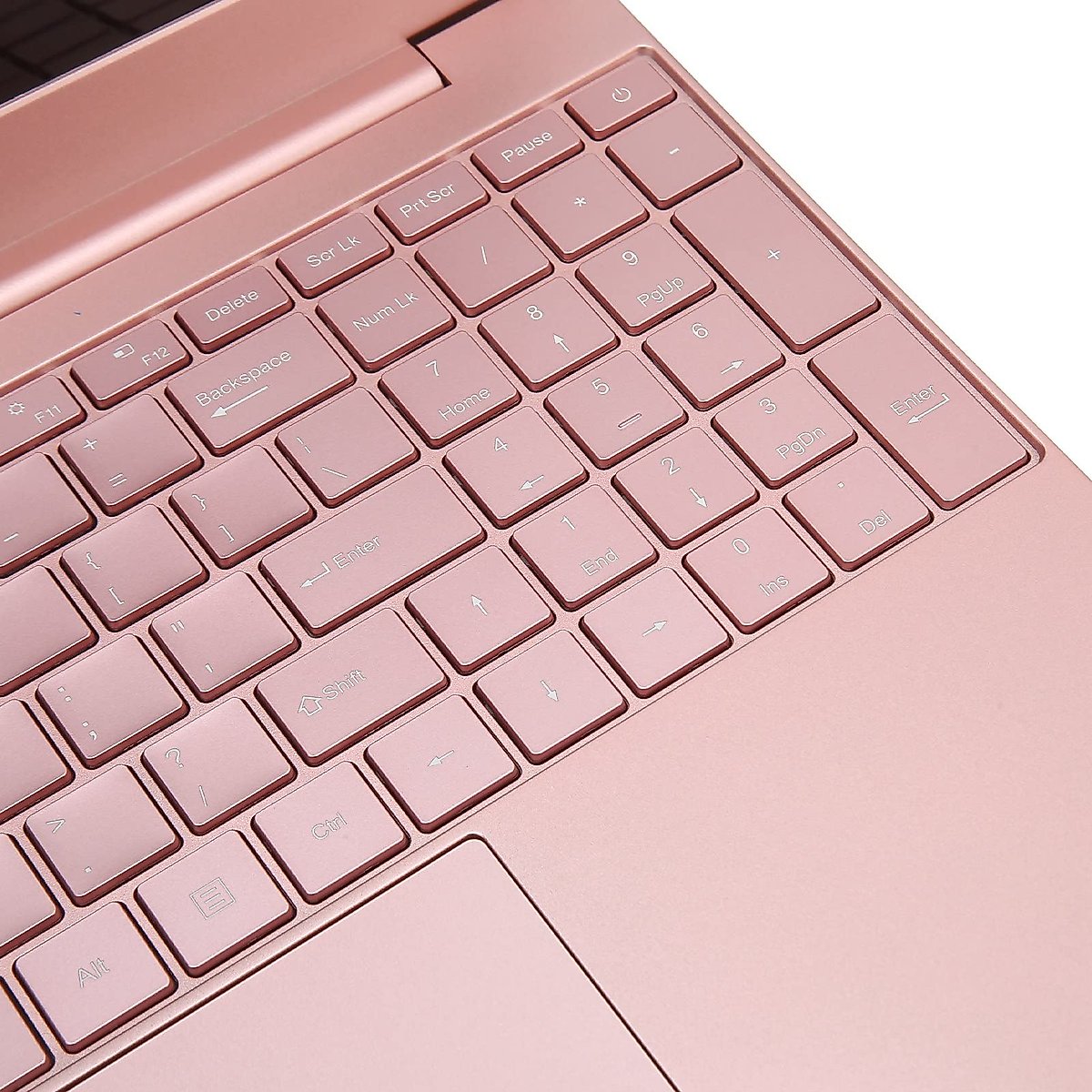 15.6 Inch Laptop for Windows 10, HD 1920x1080 IPS Screen, for Intel Celeron N5095 Processor, Fingerprint, Backlight Numeric Keypad, 4 Cores and 4 Threads, Light and Ultra Thin
