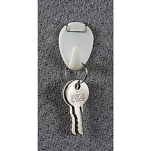 Officemate Cubicle Hooks, White, Set of 5 (30180)