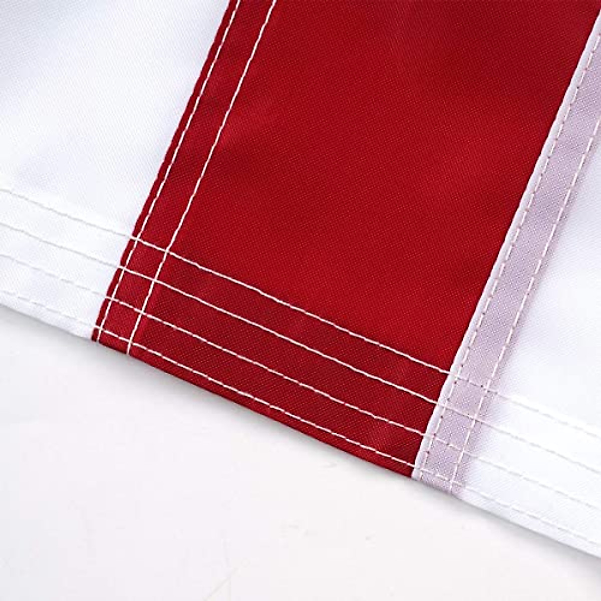 Leimaq American Flags for Outside 3x5 ft - Heavy Duty 300D Nylon Outdoor US Flag Made in USA with Embroidered Stars, Sewn Stripes and Brass Grommets (3x5 ft)