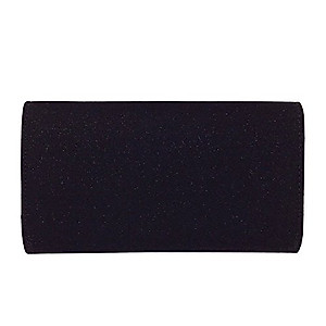 JNB Glittering Evening Clutch, Black
