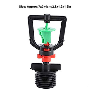 20 Pcs Lawn Sprinkler 1/2" Male Thread Watering Spray Head Misting Nozzle for Garden Irrigation