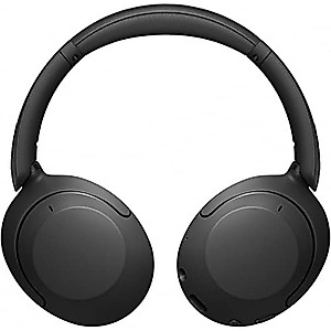 Sony WH-XB910N Wireless Over-Ear Noise Cancelling Headphones - Black Bundle with Tech Smart USA Audio Entertainment Essentials Bundle + 1 YR CPS Enhanced Protection Pack