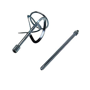 Concrete mixing head, paint mixer, paint mixer drill bit accessories, cement mixer tool drill bit, M14 electric brick mixer accessories, segmented S mixing head.