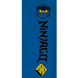 LEGO Ninjago Boys Pants Sets, Ninjago Pullover Hoodie Tee and Pants Sets for Boys (Blue, 7)