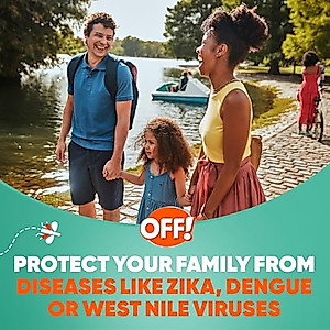 OFF! Family Care Insect & Mosquito Repellent I, Smooth & Dry Bug Spray for the Beach, Backyard, Picnics and More, 2.5 oz. (Pack of 12)