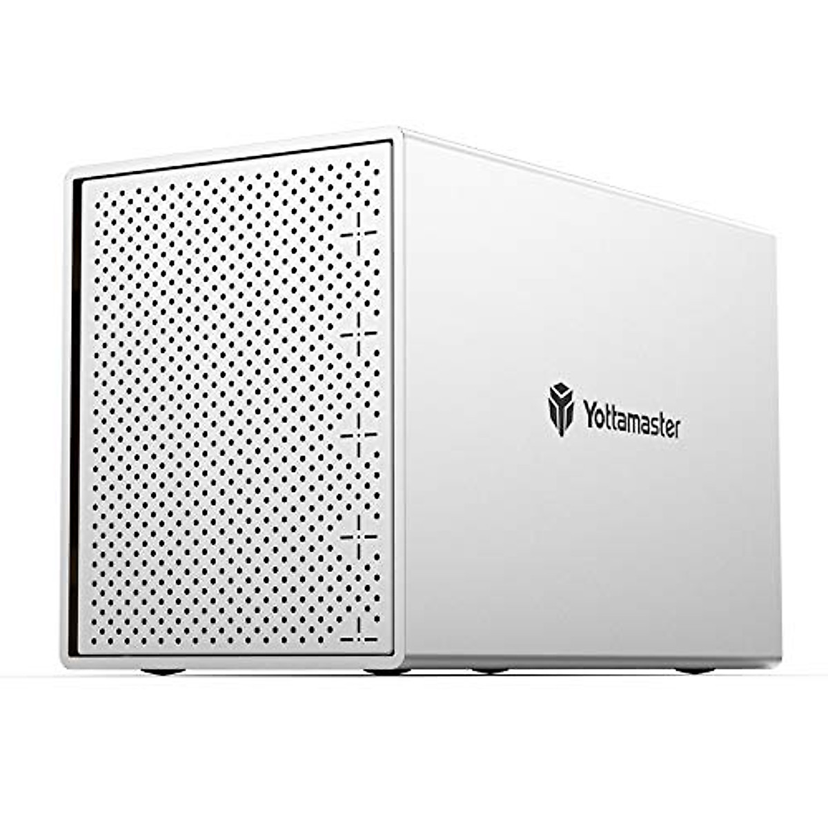 Yottamaster Aluminum 5 Bay USB3.1 Type C External Hard Drive Enclosure for 3.5 2.5 Inch SATA HDD SSD Support 5 x 16TB, Mac Style Direct Attached Storage (DAS)- NO RAID [PS500C3]