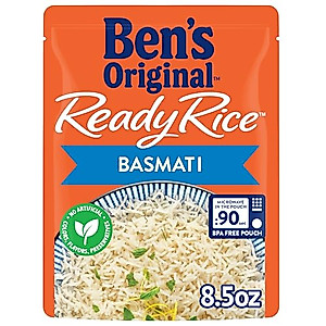 BEN'S ORIGINAL Ready Rice Basmati Rice, Easy Side Dish, 8.5 OZ Pouch (Pack of 6)
