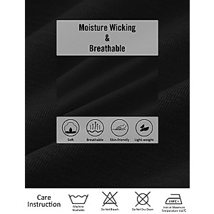 BALEAF Women's Athletic Long Sleeve Workout Shirts Loose Active Tops Running Gym Exercise T-Shirts Thumb Hole Black M