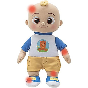 CoComelon Boo Boo JJ Deluxe Feature Plush - Includes Doctor Checkup Bag, Bandages, and Accessories to Care for JJ - 9 Total Accessories - Amazon Exclusive