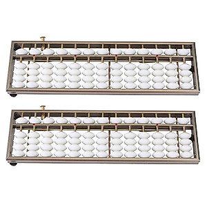 NUOBESTY 2 Pcs Abacus Math Leaning Educational Toy Children Educational Toy Math Leaning Supply