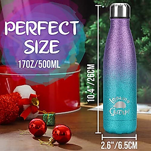 Onebttl Hedgehog Gifts for Women, Girls, Looking Sharp Water Bottle for Hedgehog Lover, 17 oz (500ml) Insulated Stainless Steel Bottle, Hedgehog Gifts for Girls, Gift Box Included