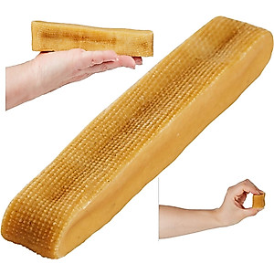 Snow Hill Natural Himalayan Yak Milk Dog Chews XL 5 Pieces Bulk Pack Long Lasting, Odor Stain Gluten GMO Free Protein-Rich Yaky Cheese Treats for Crazy Chewer improved Oral Health