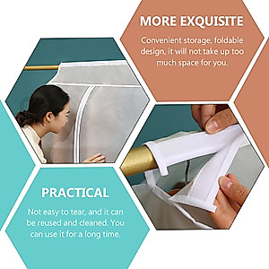 Garneck Hanging Garment Bags for Closet Storage 35.4 '' Large Closet Style Garment Cover Clear Bottom Enclosed Garment Rack Cover for Suit Coat Dress Fur Shirts