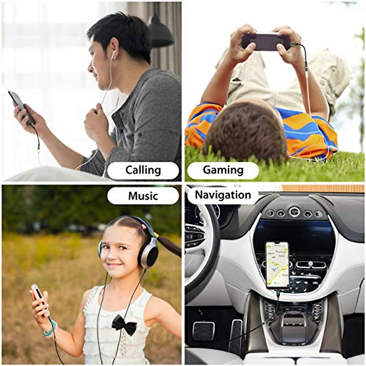 Stouchi USB C to 3.5mm Dongle Adapter, USB C to 3.5mm Headphone Jack Hi-Fi DAC Compatible with Pixel 7/6a/6/5, iPad Mini 6, Samsung Galaxy S22/S21/S20 Plus Ultra, Note 20/10- Grey