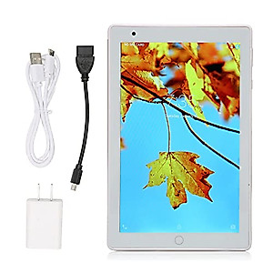 Tablet, 8in Calling Tablet, Octa Core Processor, 2GB RAM, 32GB ROM, 1080P IPS Touch Screen, 2MP & 5MP Camera, Dual SIM Slot, WiFi, Tablet PC (US Plug 100‑240V)