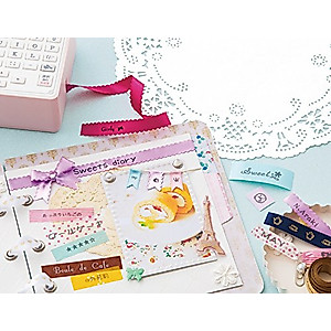 キングジム(Kingjim) King Jim SFW12VK Tepra PRO Ribbon Tape Cartridge, Naminami, 0.5 inches (12 mm), Lavender