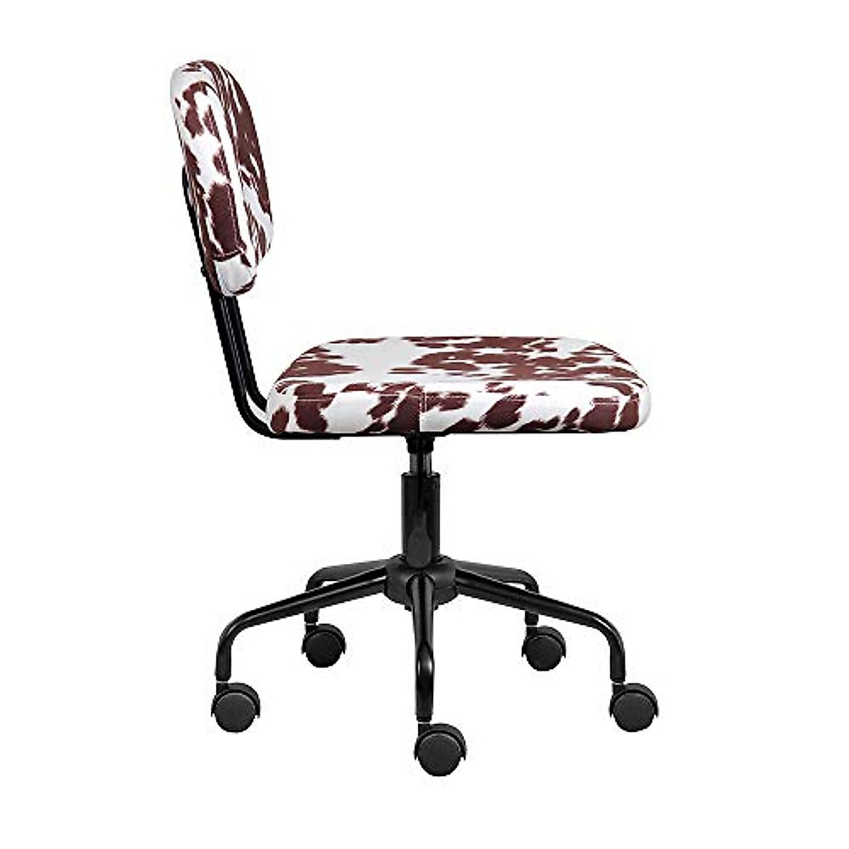 GIA Ayrshire Cow Pattern Without Arms Chair, White and Brown