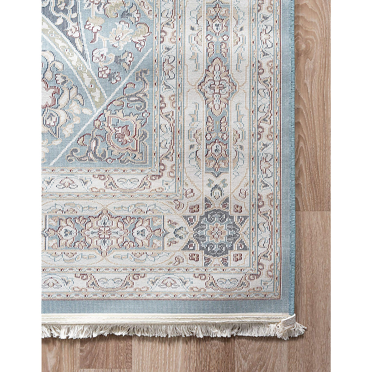 Unique Loom Narenj Collection Area Rug - Adams (10' x 13' 1" Rectangle Blue/Burgundy)